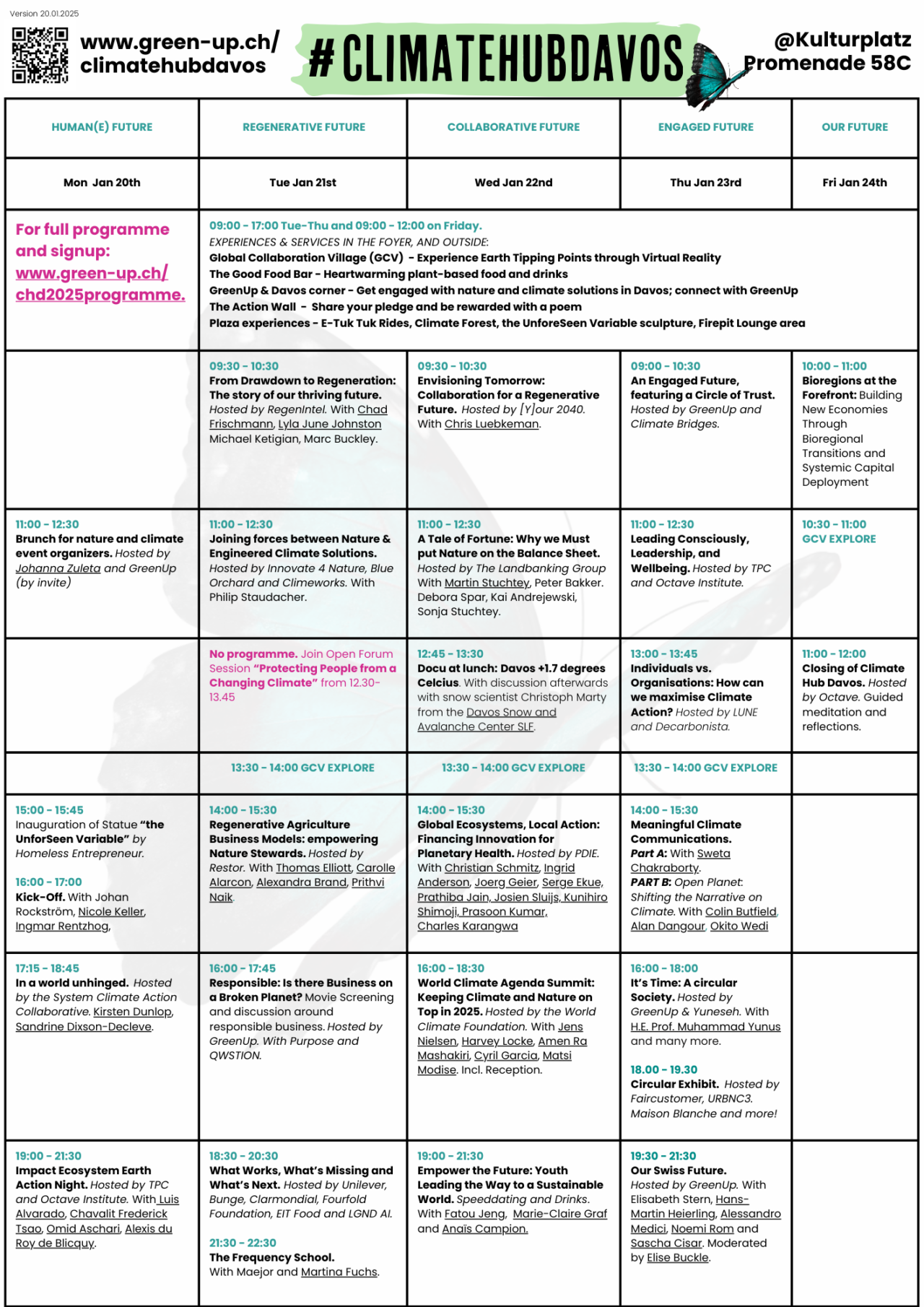 Climate Hub Davos | GreenUp